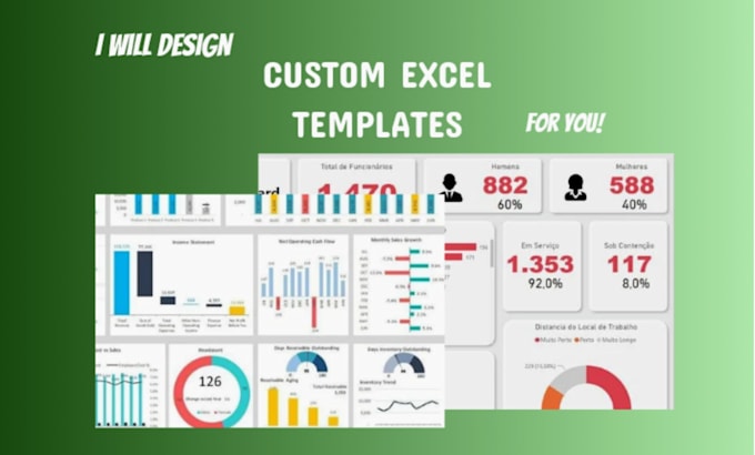 Design custom excel templates, pivot tables and dashboard by ...