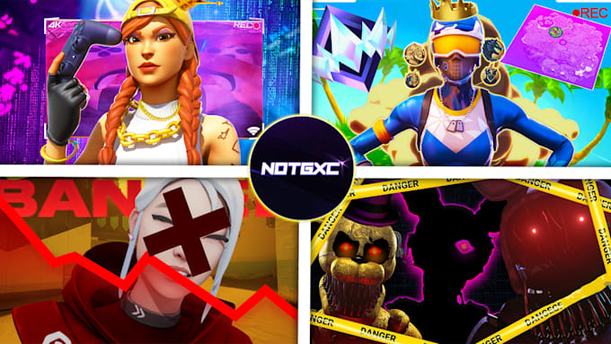 Create a professional fortnite thumbnail by Notgxc | Fiverr