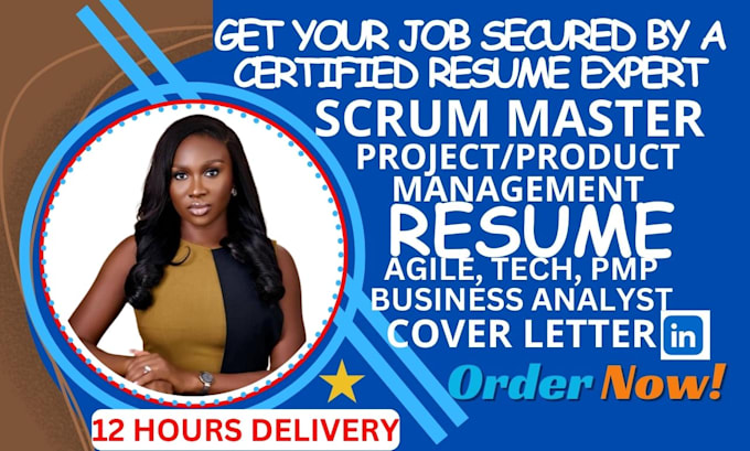 Tailor your scrum master project management agile tech business analyst ...