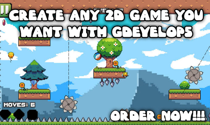 Create a 2d game for you with gdevelop5 by Henryd21 | Fiverr