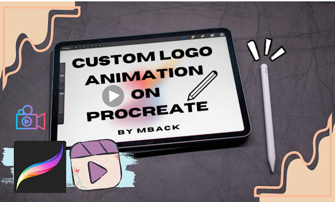 Create a custom logo animation in procreate by Maia_back | Fiverr