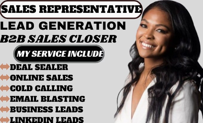 Do online sales closer,sales representative,b2b deal sealer and sales navigator by Rebecca_67 ...