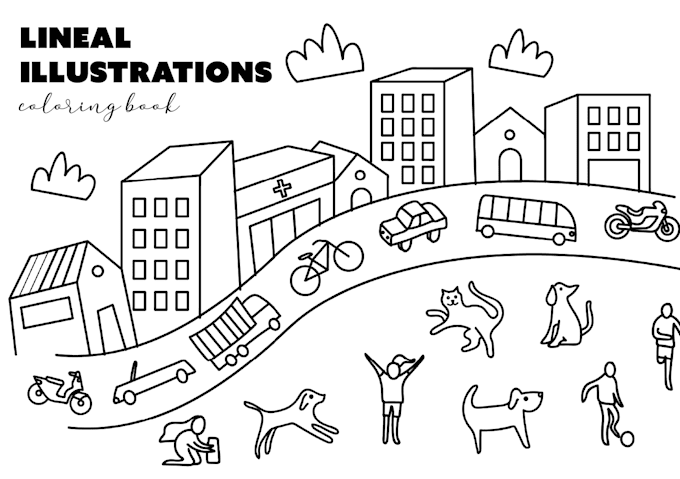 Make a beautiful lineal illustration for you by Esfervecente123 | Fiverr