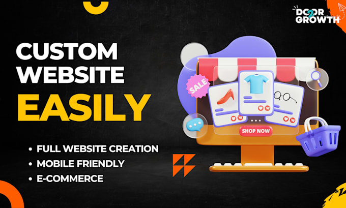 Create a mindblowing custom website for you as per need by Door2growth ...