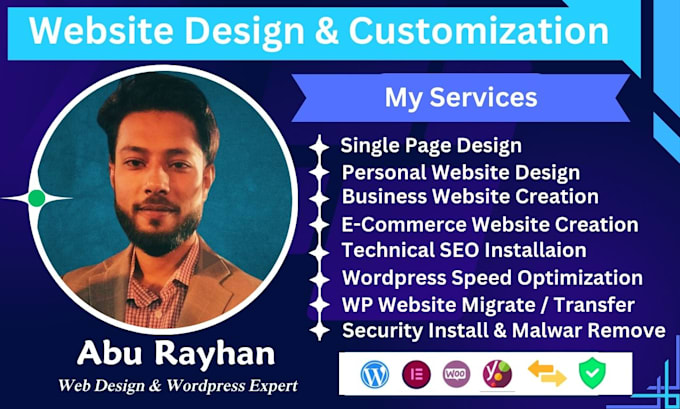 Expert wordpress developer will make your website design by Thirdhandit | Fiverr