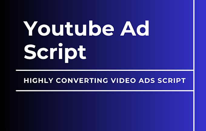 Write high conversion youtube ad scripts in copywriting by Sowetobaby ...