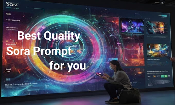 Create custom ai sora prompts for engaging content for you by Amitfir123 | Fiverr