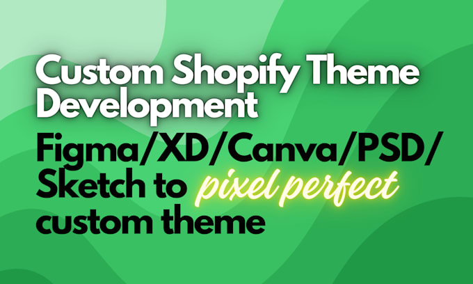 Develop custom shopify theme or landing page from figma canva psd xd design by Abbasi4u | Fiverr