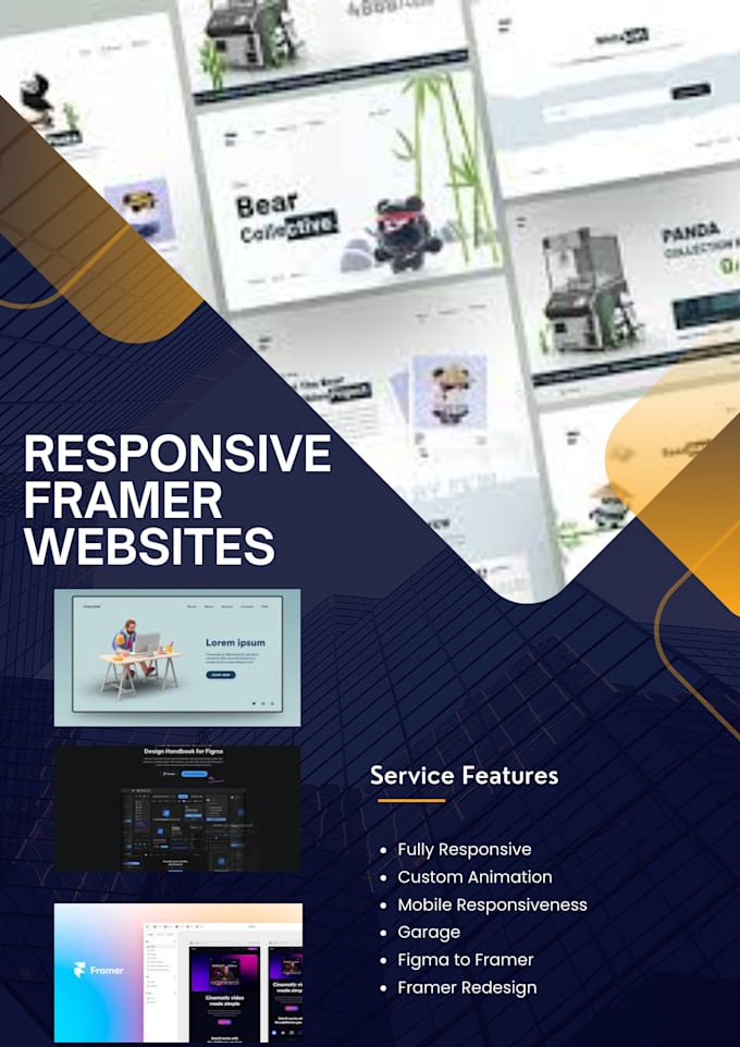 Design framer website do figma to framer tailored to your preference by Abdulraheemakos | Fiverr