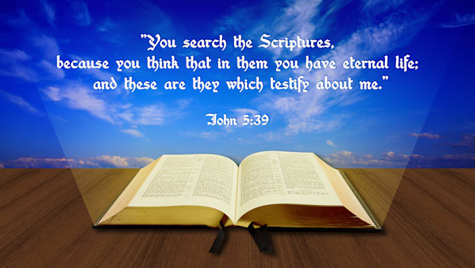 Create an animated bible verse by Kiko__7 | Fiverr