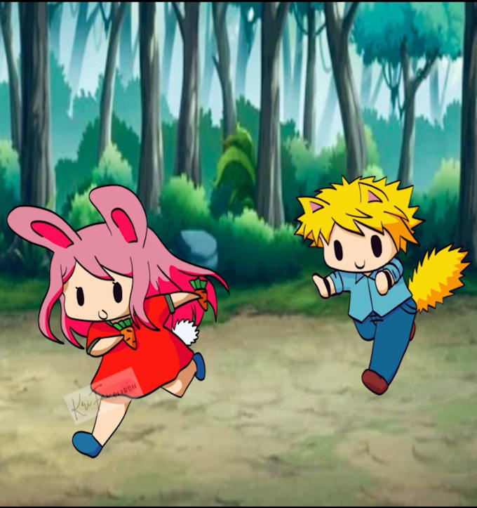 Make your chibi character into animation by Krifaigeorgie | Fiverr