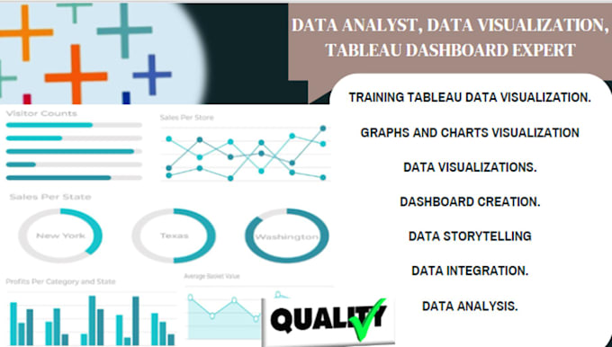 Be your data analyst, data visualization, tableau dashboard expert by Aileensantos693 | Fiverr