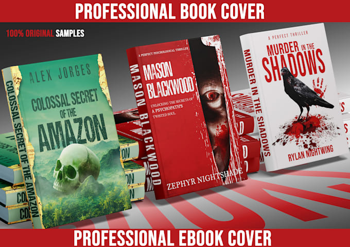 Create stunning book cover design and ebook cover design by ...