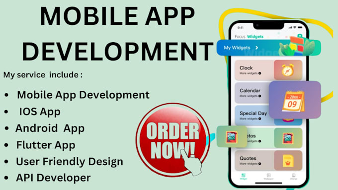 Build mobile app for andriod ios using flutter app flutter developer by ...