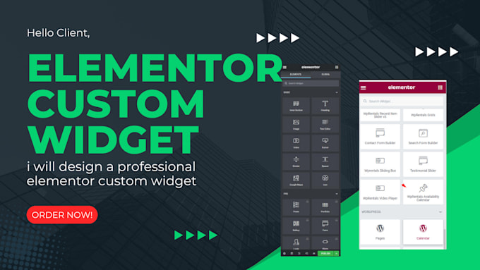 Create elementor custom widget by Kamaltech | Fiverr