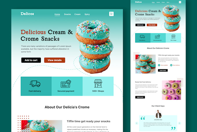 Do figma website ui ux design and landing page ui ux design by Pixaart ...