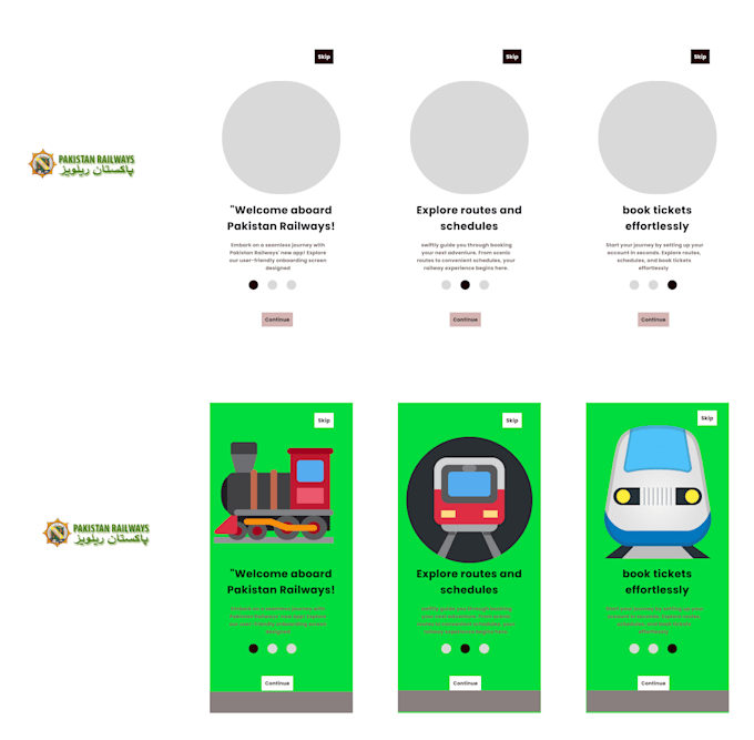 Design wireframes,on boarding and splash screens for your aap mockup by ...