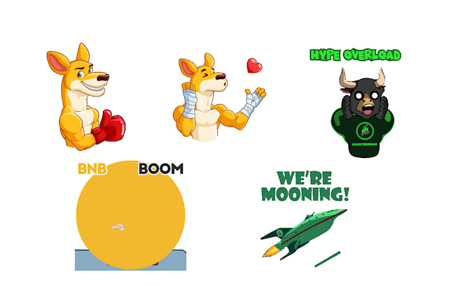 Do animated telegram crypto sticker pack animated gifs meme coin ...