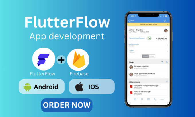 Do Flutterflow App Development Mobile Web App Using Firebase By