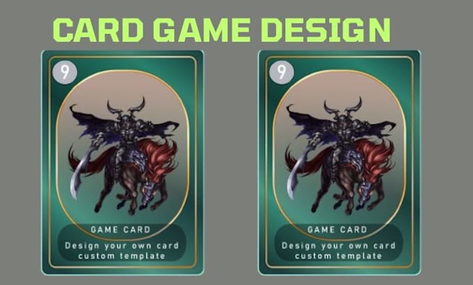 Design custom card game, board game game art, tcg, card game design ...