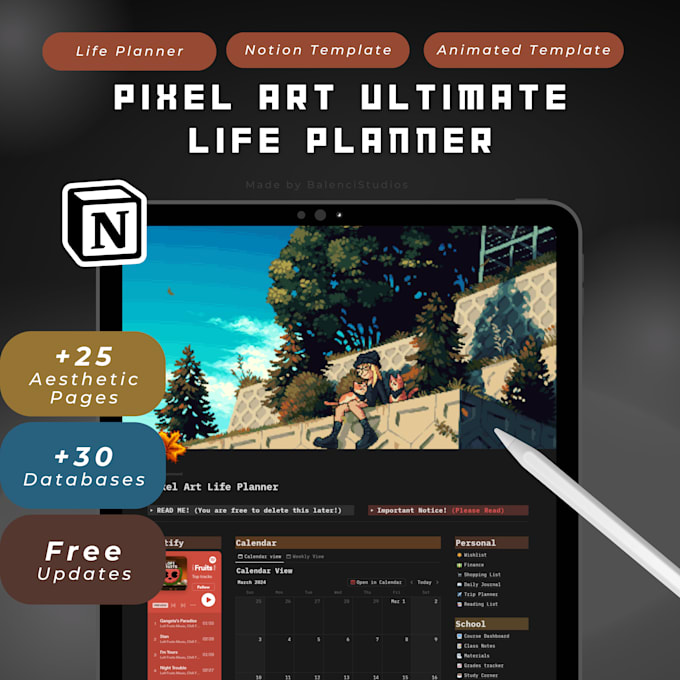 Create Notion Templates For You By Gabby1255 Fiverr 