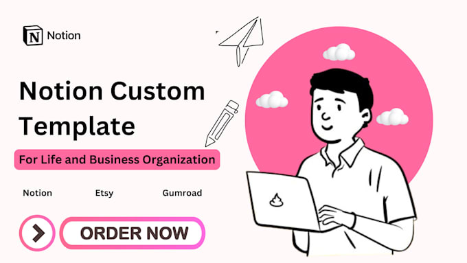Build effective notion custom template etsy, notion expert for your business by Halardey_ | Fiverr