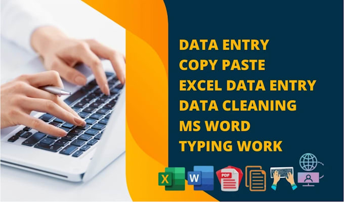 Do data entry,copy paste,excel data cleaning,typing work,ms word format job by Tutorbrian04 | Fiverr
