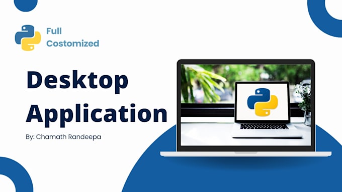 Develop custom desktop software with modern user interface by Chamath ...