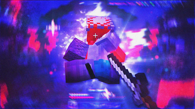 Make you a minecraft montage thumbnail for youtube by Rrework1 | Fiverr