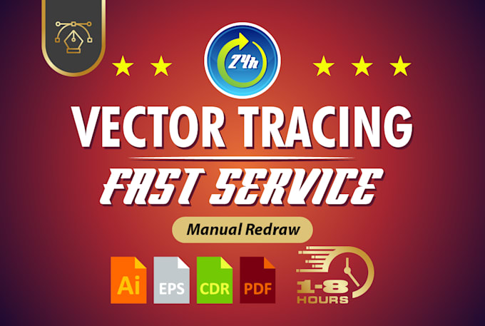 Convert image to vector, convert logo to vector by Puspitasariratn | Fiverr