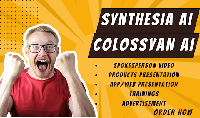 Make synthesia colossyan ai avatar presents your script by Mhasterzhee | Fiverr