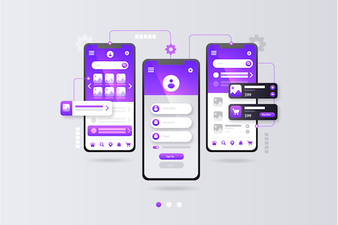 Unique ui ux design for mobile apps websites and portfolios by Mr_amy ...