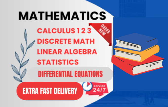 Teach calculus linear algebra discrete math statistics differential ... Teach calculus linear algebra discrete math statistics differential ...