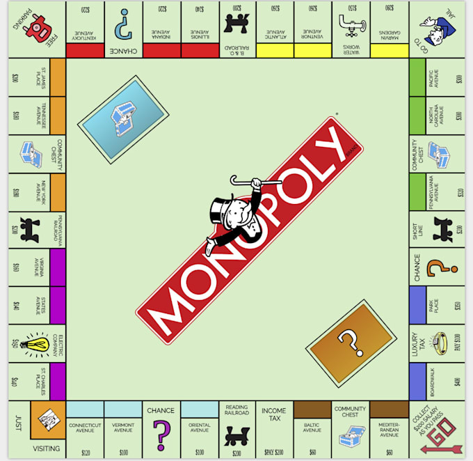 Make your own monopoly field for you by Ogun_bos61 | Fiverr