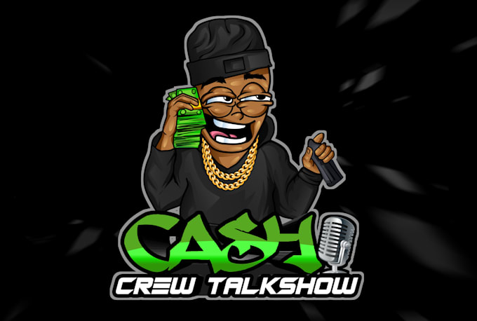 Design podcast logo cover in a cartoon style by Smartemmyj | Fiverr