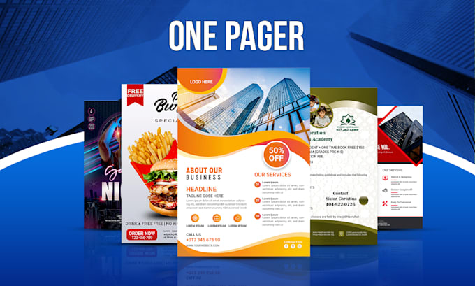 Design one pager medical flyer health flyer executive summary by ...