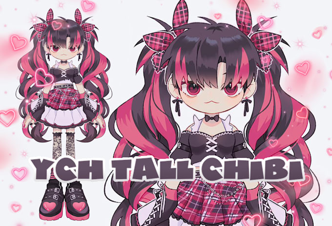 Draw, design your character oc in ych base by Hiyunzi | Fiverr