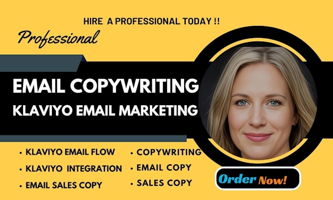 Write high converting email copy, email copywriter klaviyo email flow sales copy by Alice1_bella ...