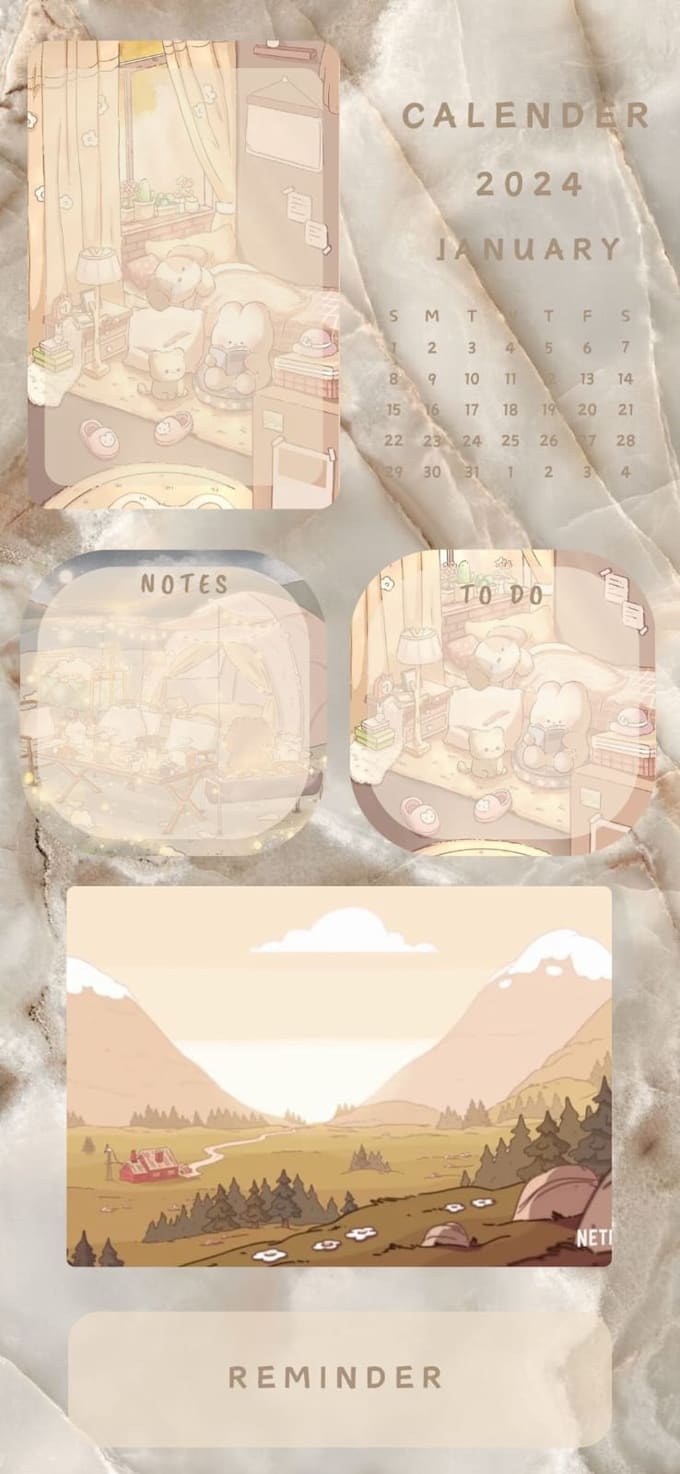 Design aesthetic mobile wallpaper by Luk_basu | Fiverr