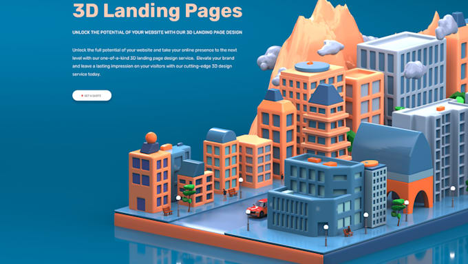 Do 3d ui ux prototype design, 3d mockup, 3d website design, vr app ...