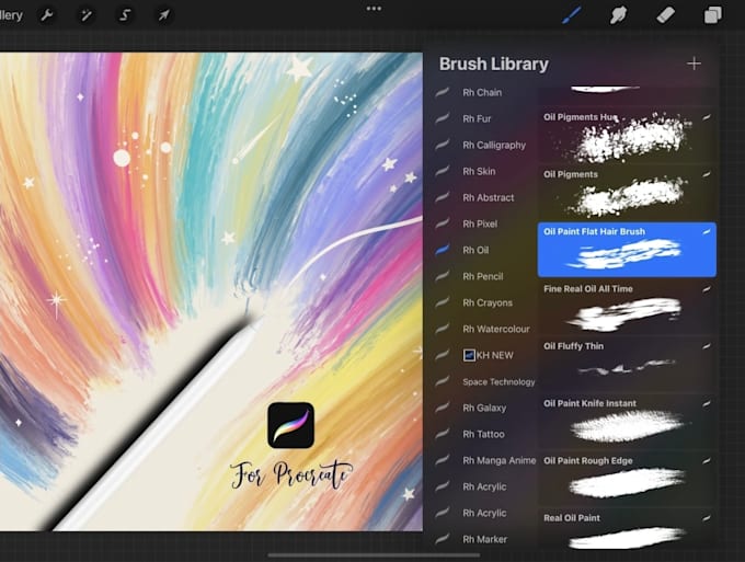 Amazing custom procreate brushes by Khushbuhgohil | Fiverr