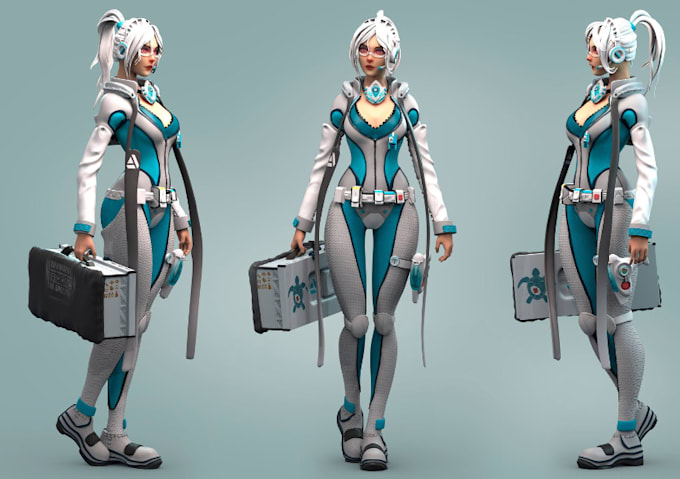 Sculpt 3d character models, 3d character, maya rigging, game character ...