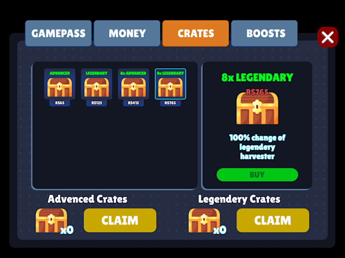 Create a ui for your roblox game by Burkaw | Fiverr