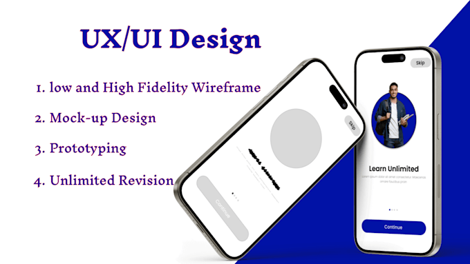 Do ux ui wireframing for mobile or web designs in figma by Usman_ux | Fiverr