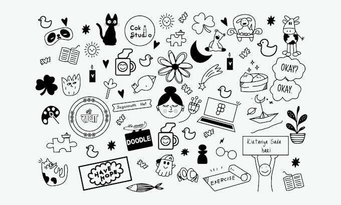 Create hand drawn doodle illustrations for any purpose by Shreya_draws ...