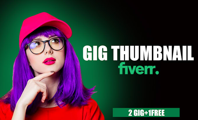 Design a fiverr gig picture, thumbnail cover gig, gig image by ...