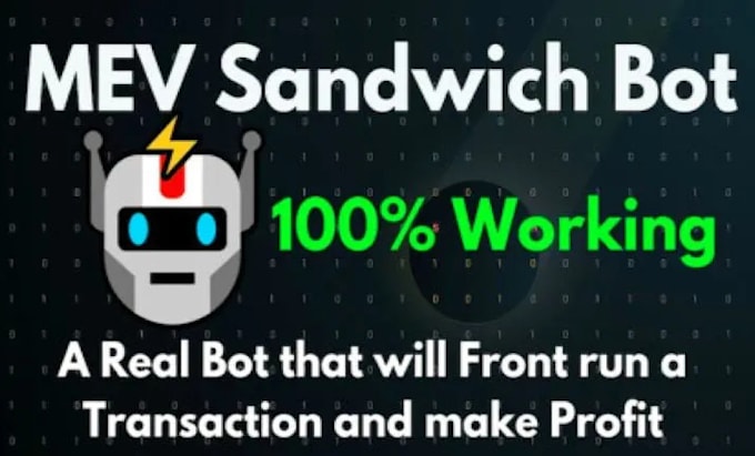 Build mev bot, sandwich bot pancake swap bot, front running bot, and uniswap bot by Layink | Fiverr