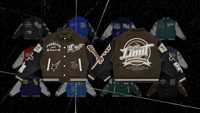 Design your streetwear varsity collage jacket by Masgaliih | Fiverr