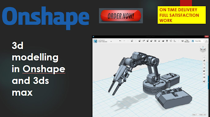 Make 3d model in onshape , 3ds max and solid works by Hassamkhan010 ...