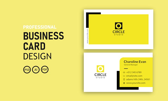 Design print ready qualified elegant digital business card by ...